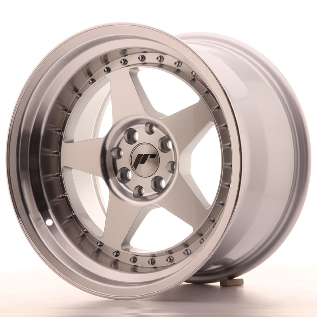 JR Wheels JR6 17x10 ET20 4x100/114 Silver Machined Face