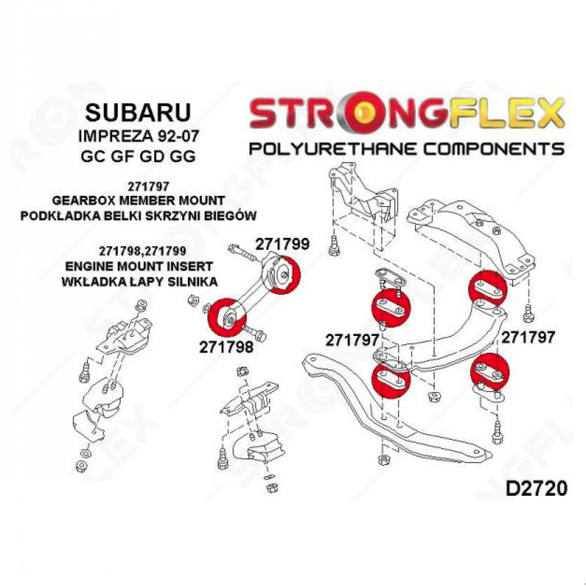 Engine pitch link insert
